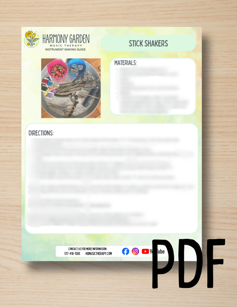 Stick Shaker Instrument Making Guide (PDF) - Harmony Garden Music ...